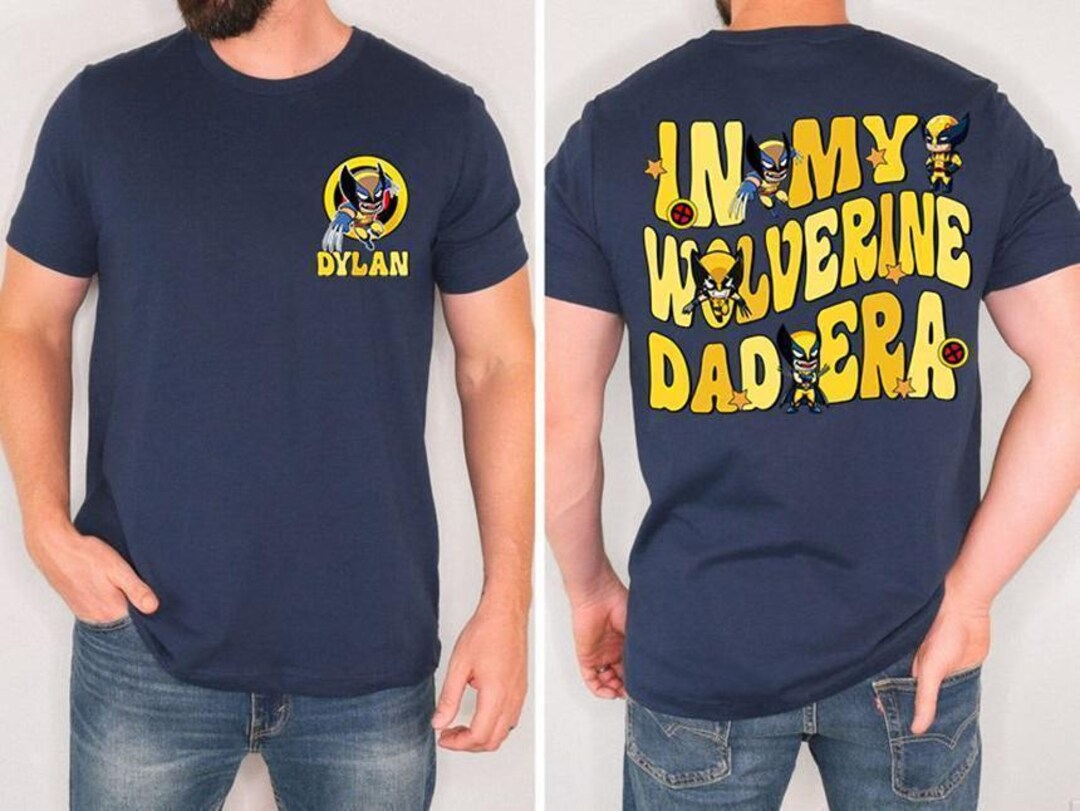In My Wolverine Dad Era Shirt, Wolverine Father Day, Comics Wolverine ...