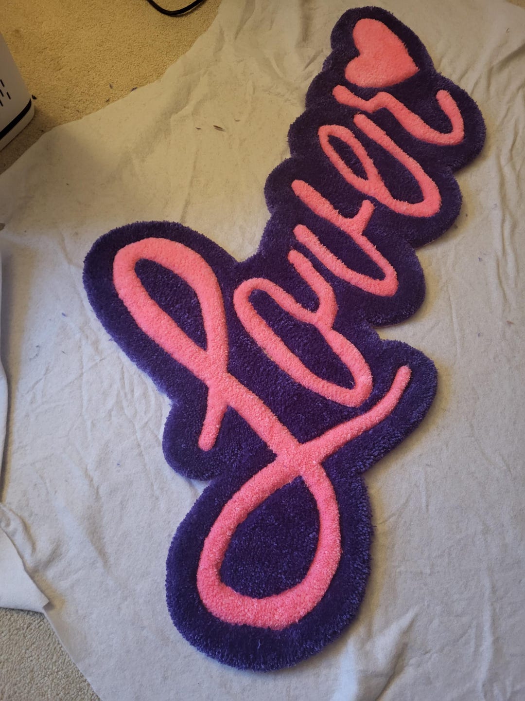 Taylor Swift "lover" Rug (handmade) - Etsy
