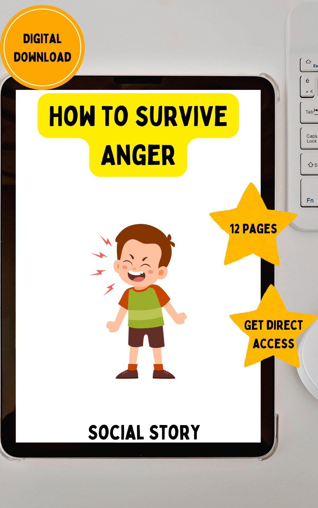 Social Story on Anger, Social Emotional Lessons Children, Emotional ...