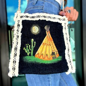 Handmade Native American Purse Boho Crossbody Bag Unique Gift - Etsy