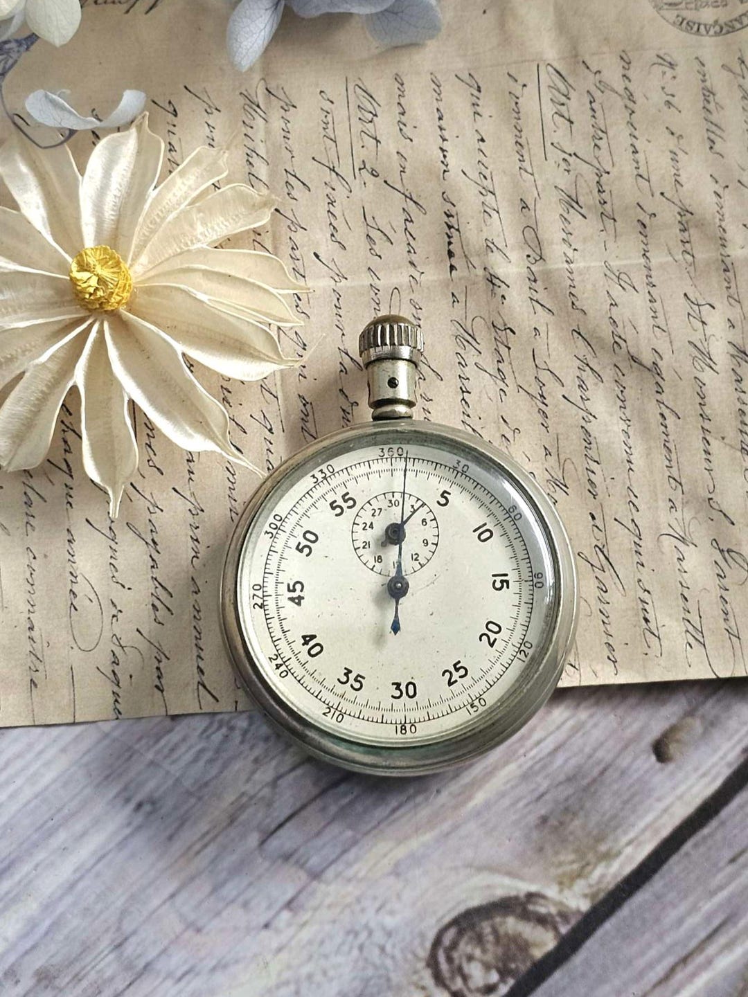 WWII British RAF Issue Stopwatch Dated 1943 Dennison Stopwatch Made in ...