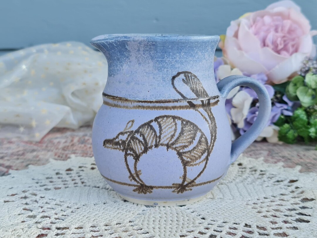 G0RGE0US Vintage NUMBAT Creamer * Australian Animal Small Stoneware Jug ...