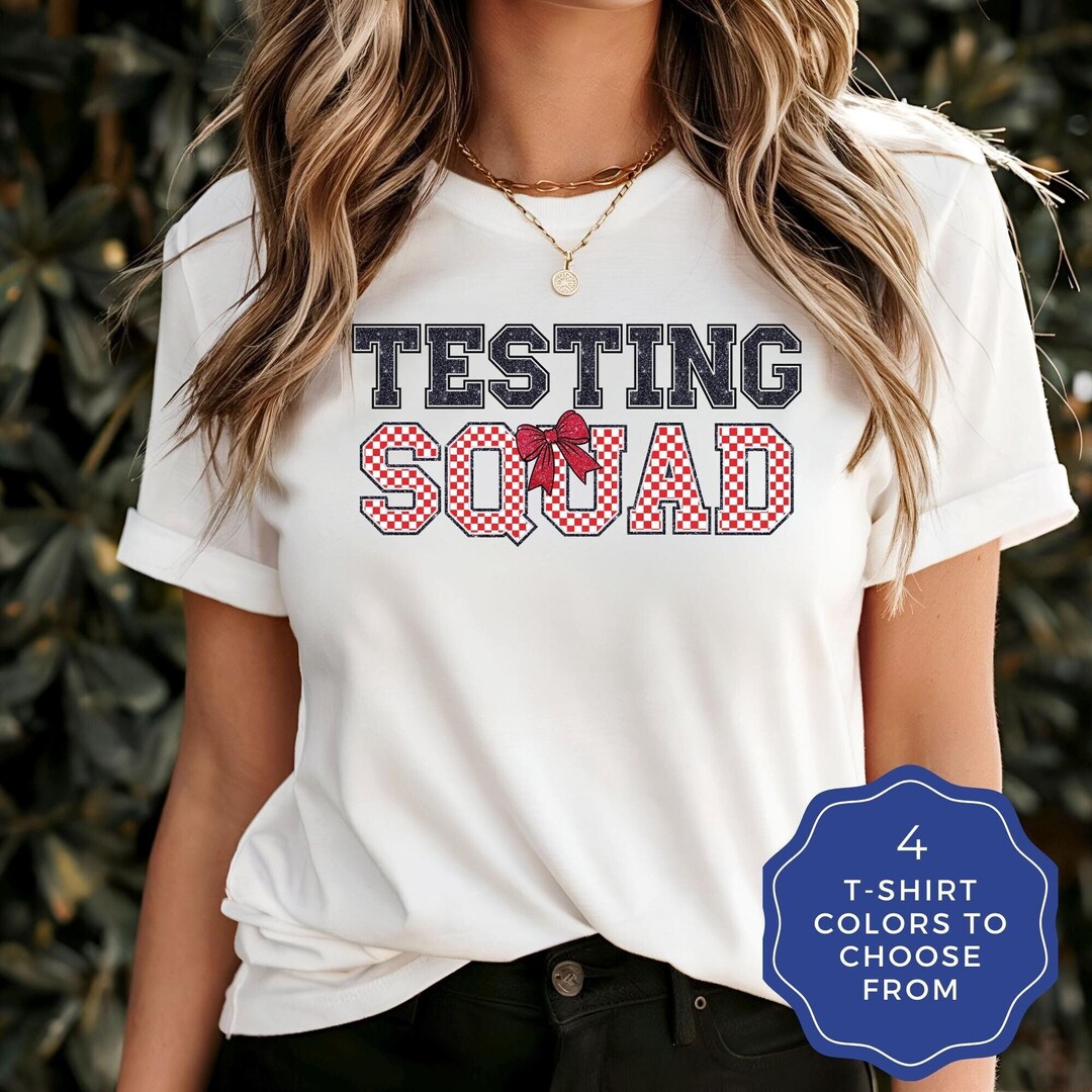 Teacher Test Day Shirt, State Testing Shirt, Teacher School Testing ...