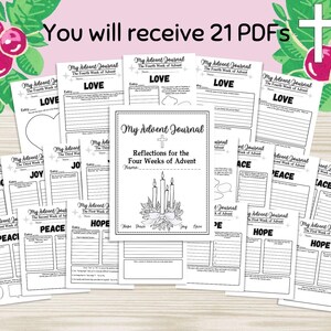 Advent Printable, Kids Advent Activity, Kids Advent Journal, Printable ...