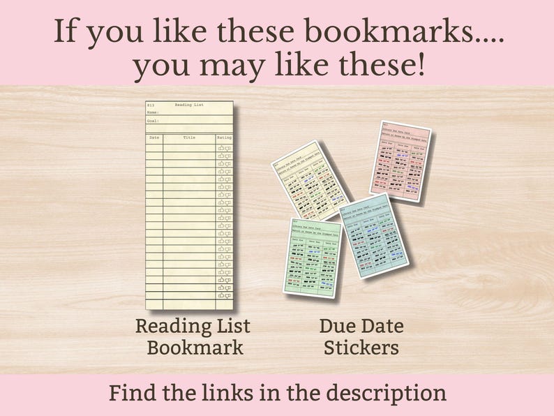 Library Due Date Bookmark, Vintage Library Due Date Card, Vintage ...