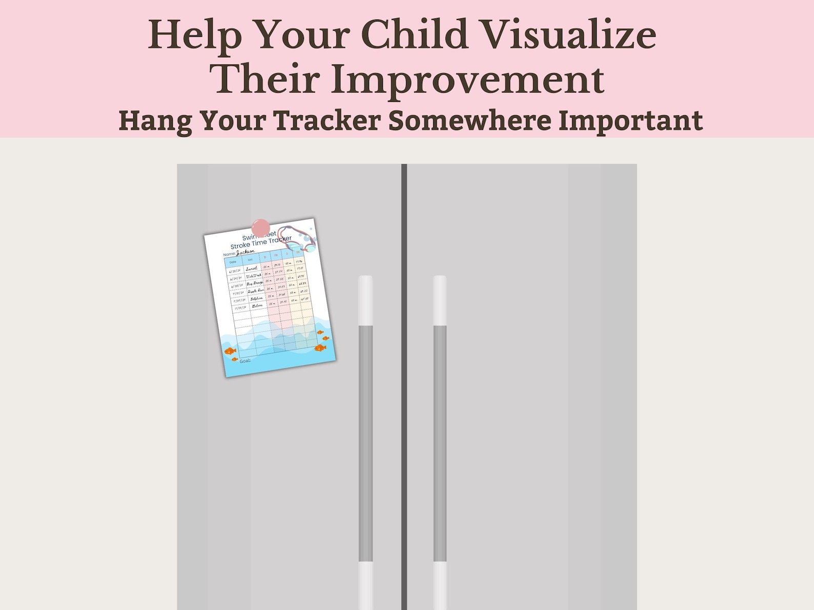 Swim Meet Stroke Time Tracker for Kids, Swim Time Tracker for Beginners ...