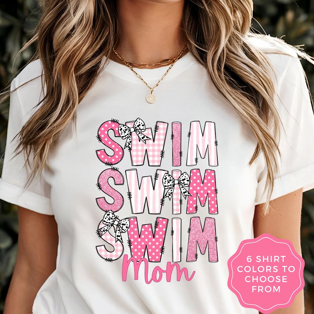 Swim Mom Shirt, Cute Swim Mama T-shirt, Swim Team Tshirt, Mother's Day ...
