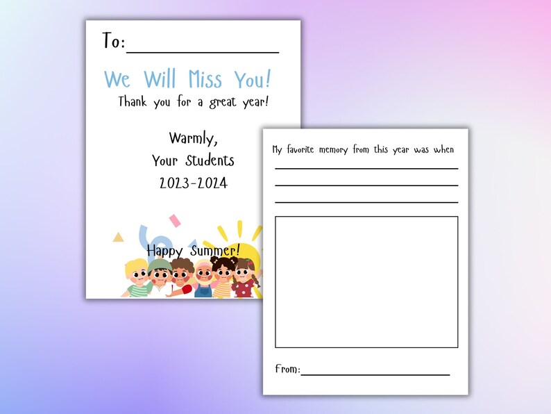 Teacher Appreciation, Class Book, Teacher Thank You, Teacher Gift Ideas ...