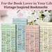 Library Due Date Bookmark, Vintage Library Due Date Card, Vintage ...