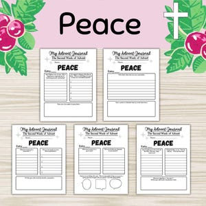 Advent Printable, Kids Advent Activity, Kids Advent Journal, Printable ...