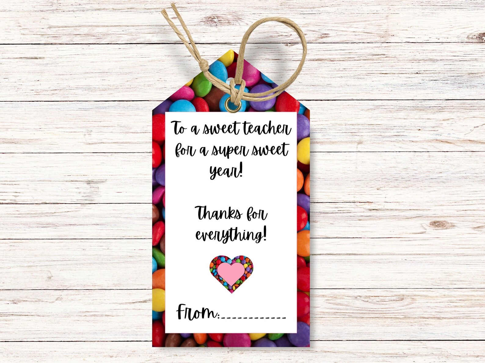 Teacher Appreciation, Teacher Thank You, Last Day of School, Printable ...