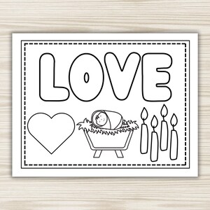 Advent Coloring, Christmas Coloring, Christmas Activity, Kids Coloring ...