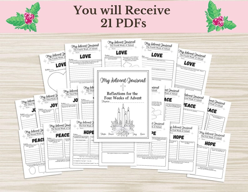 Advent Printable, Advent Worksheets, Kids Advent Activity, Kids Advent ...