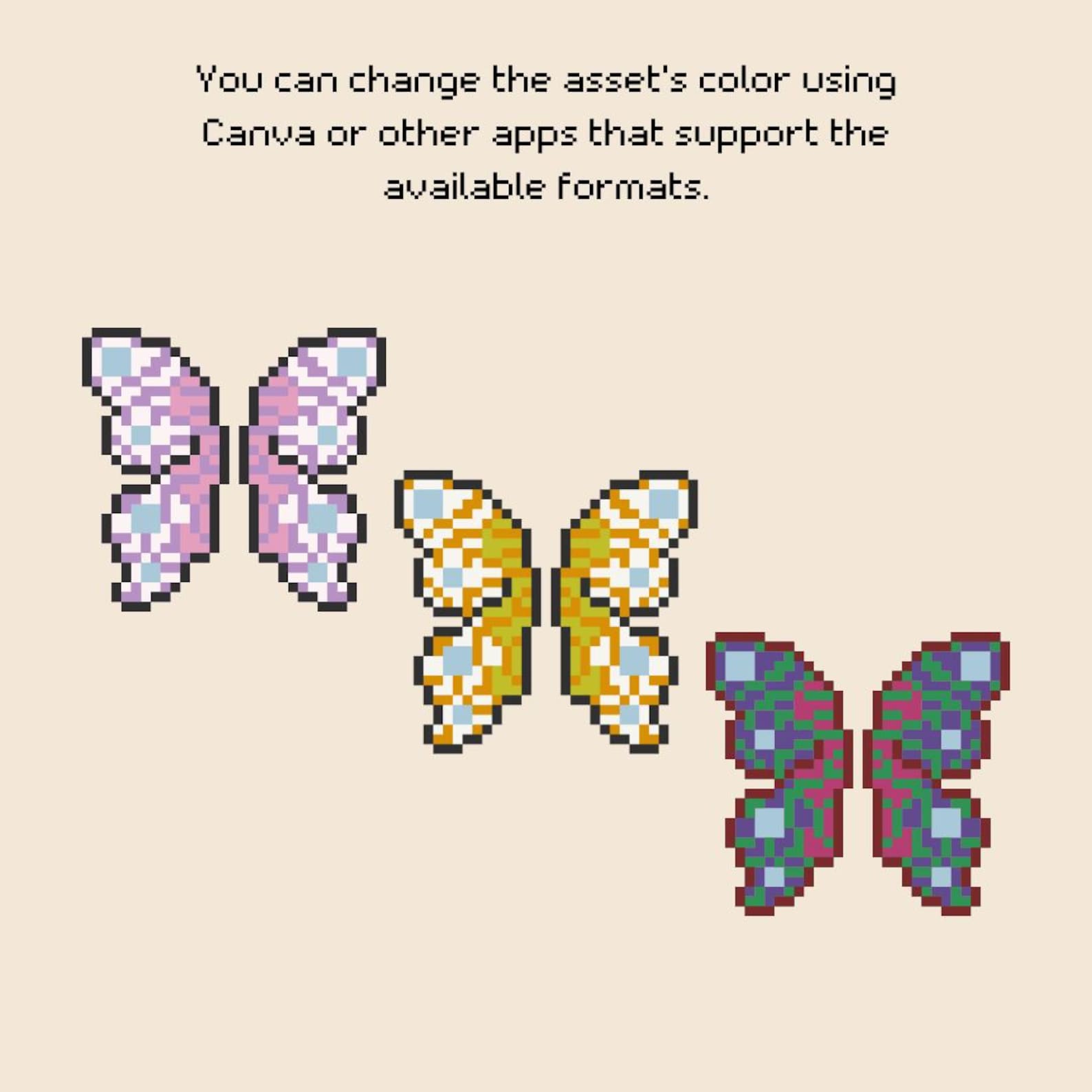 Cute Pixel Art Bundle, PNG SVG EPS (digital Download) - Etsy