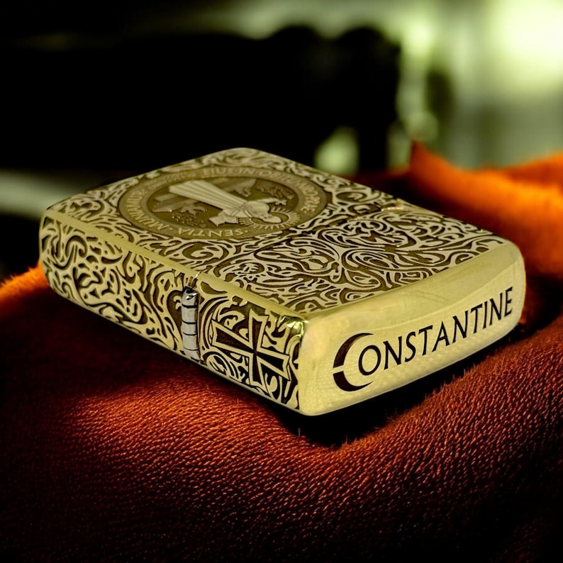 Constantine Custom Brass Zippo Armor Lighter - Etsy