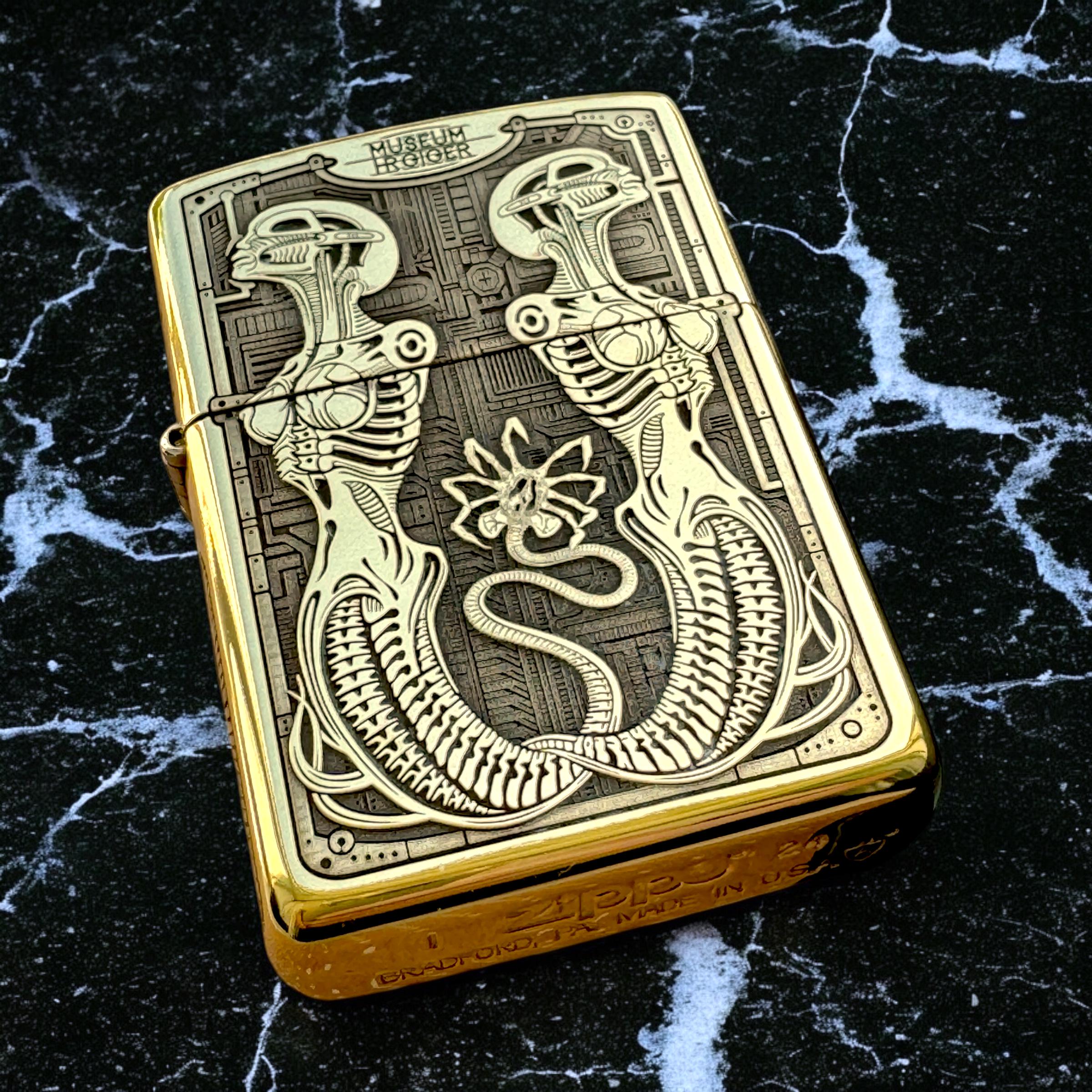 Zippo Armor Giger's Alien New Lighter - Etsy