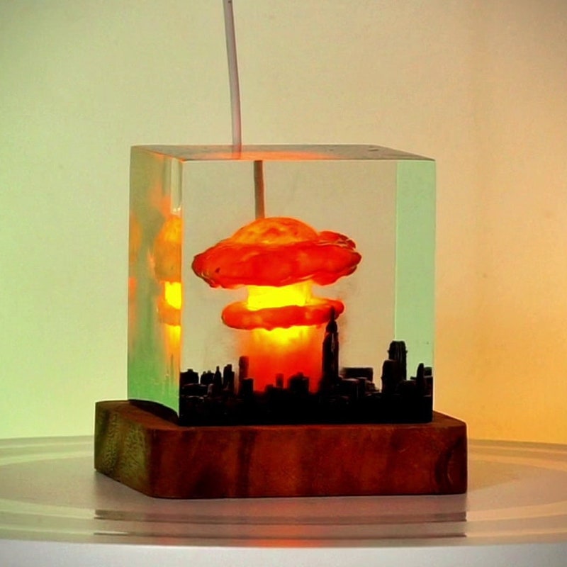 Atomic Bomb Lamp - Etsy