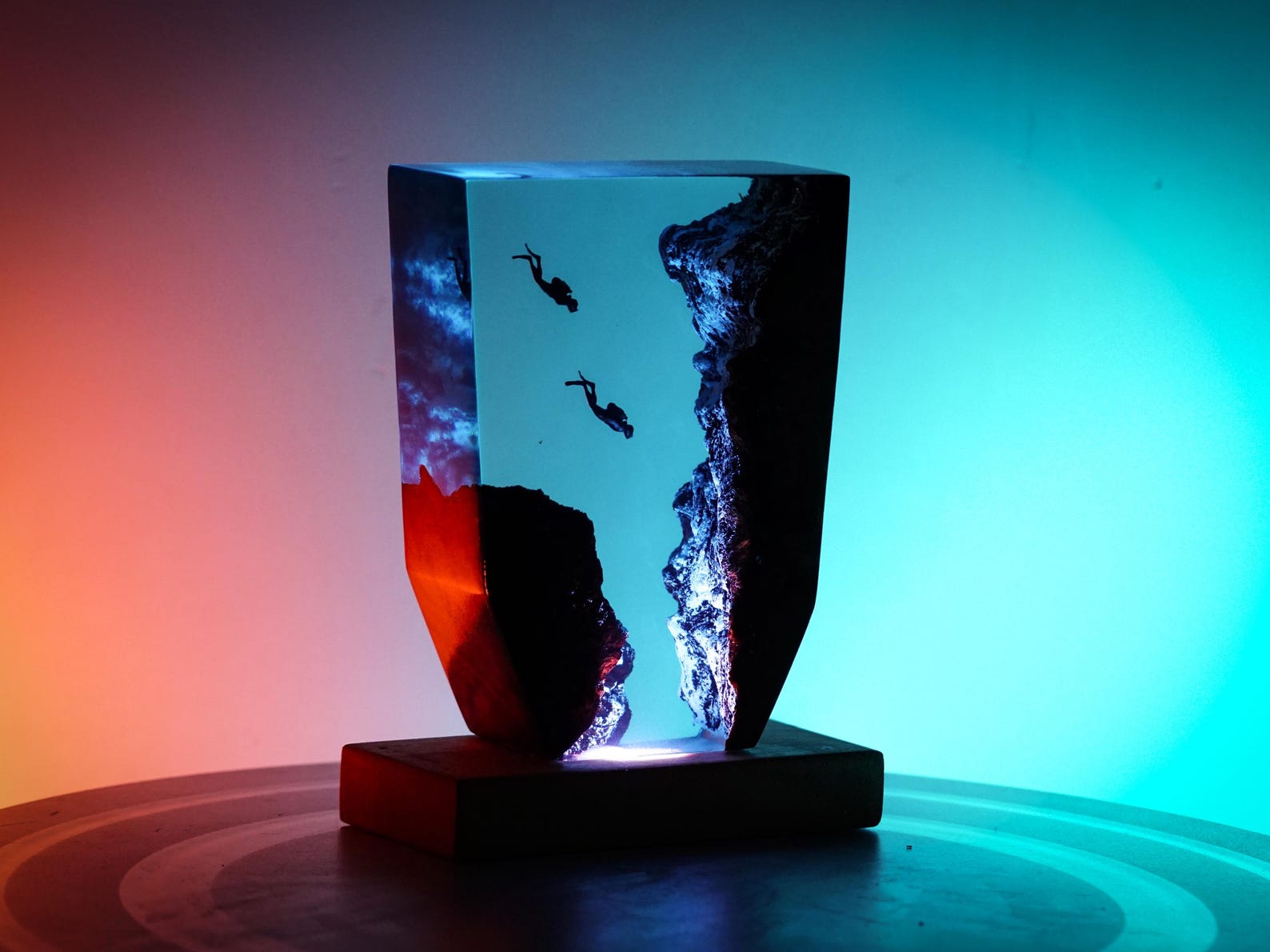 EXCLUSIVE Ocean Divers Lamp – Handmade Deep Sea Resin Light – Inspired ...