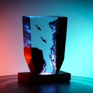EXCLUSIVE Ocean Divers Lamp – Handmade Deep Sea Resin Light – Inspired ...