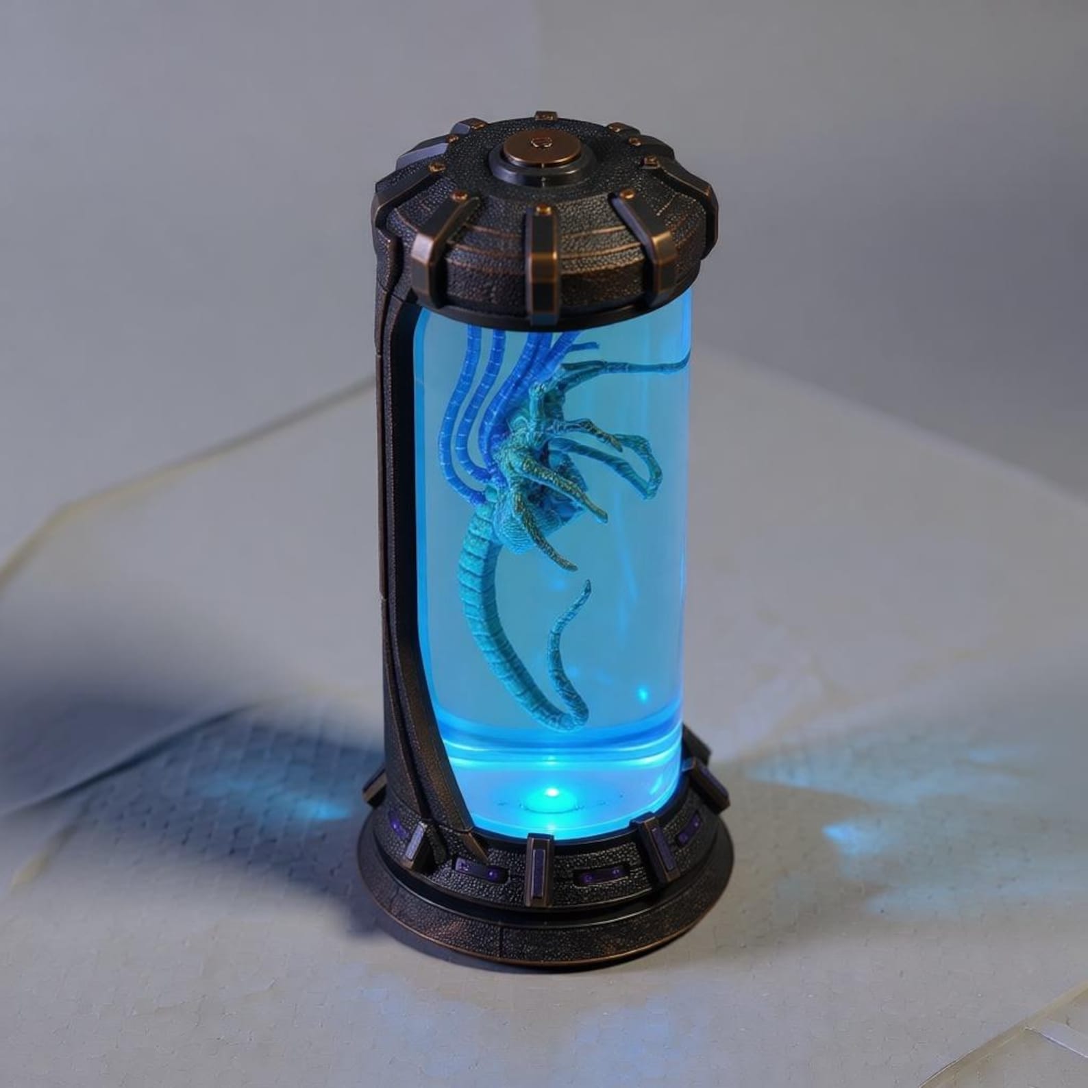 NEW Alien Facehugger Resin Night Light, Sci-fi Horror Capsule Lamp ...