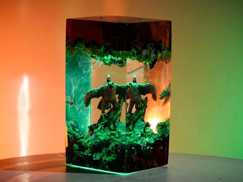 PREMIUM the One Ring Diorama Resin Lamp – Handmade L.O.T.R Epoxy ...