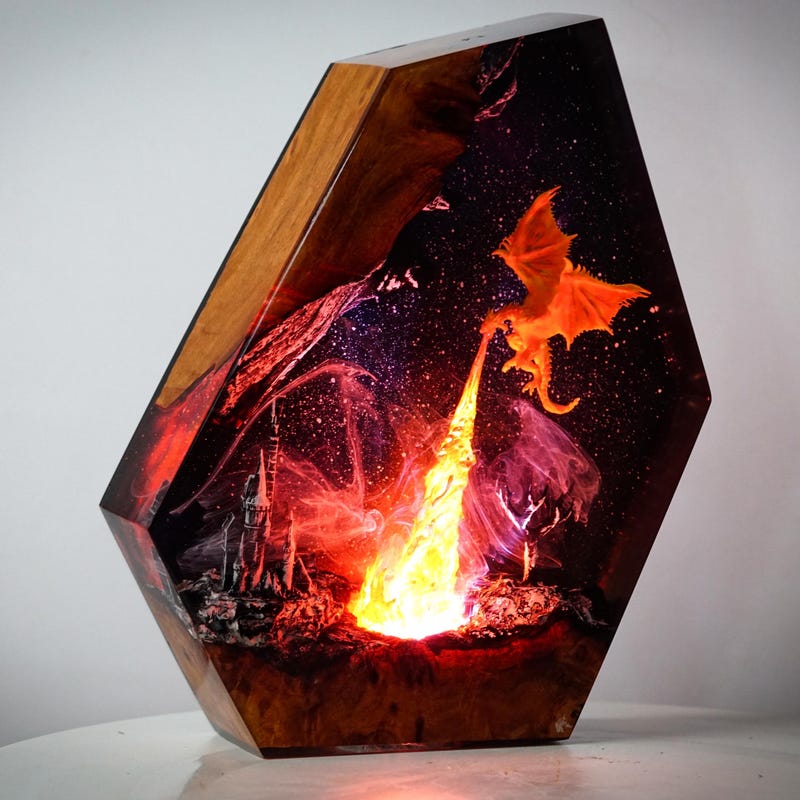 Resin Skyrim Lamp - Etsy