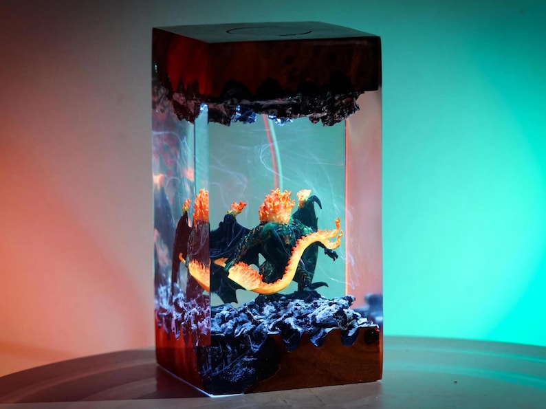 PREMIUM the One Ring Diorama Resin Lamp – Handmade L.O.T.R Epoxy ...