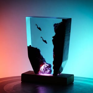 EXCLUSIVE Ocean Divers Lamp – Handmade Deep Sea Resin Light – Inspired ...