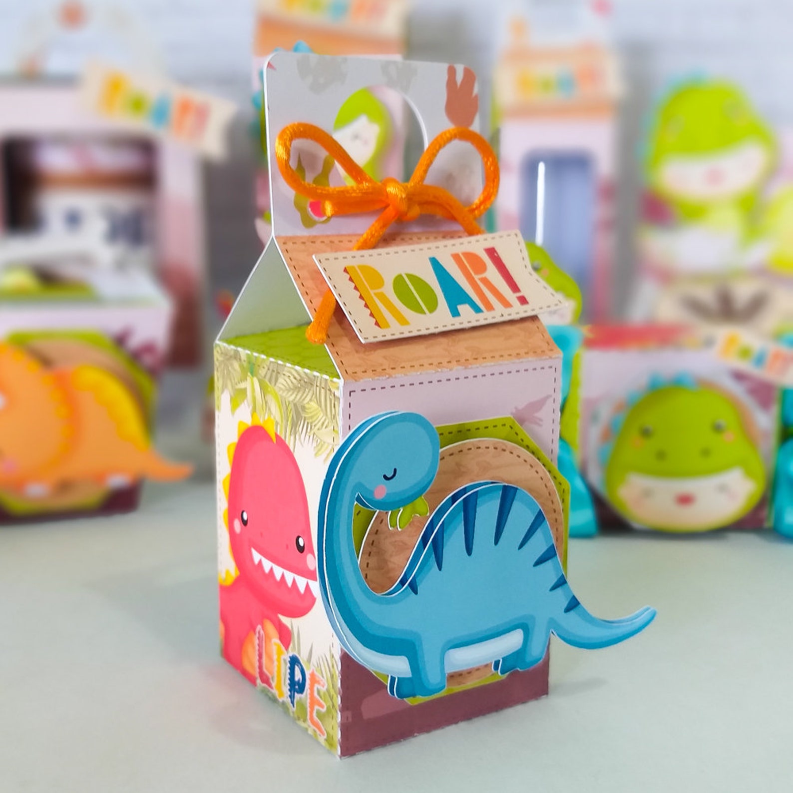 Baby Dinosaur Birthday Party Boxes. - Etsy