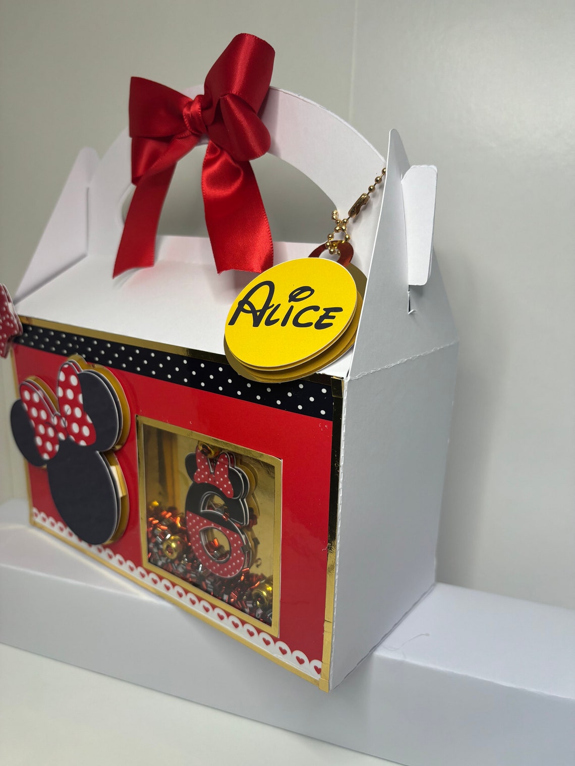 Minnie Party Favor Box | Minnie Custom Candy Box | Minnie-themed Favor ...