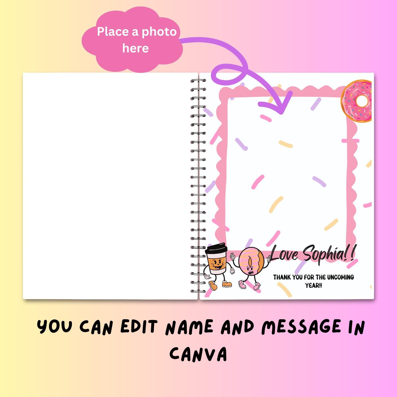Teacher Gift Book With Appreciation Pages If You Give Your Teacher a ...