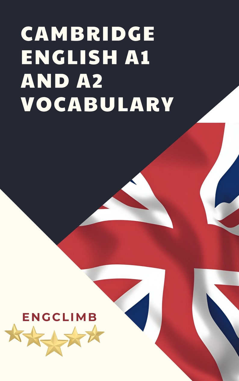 Cambridge English A1 and A2 Vocabulary - Etsy
