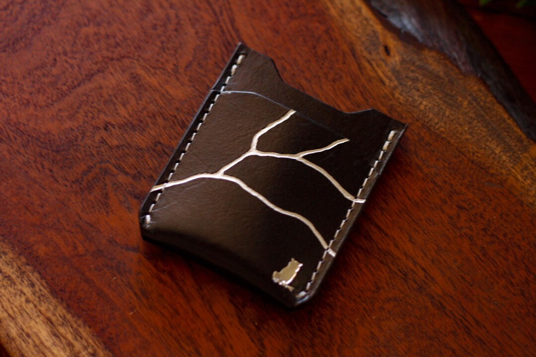 Kintsugi Japanese Art Inspired Vertical Card Wallet - Etsy