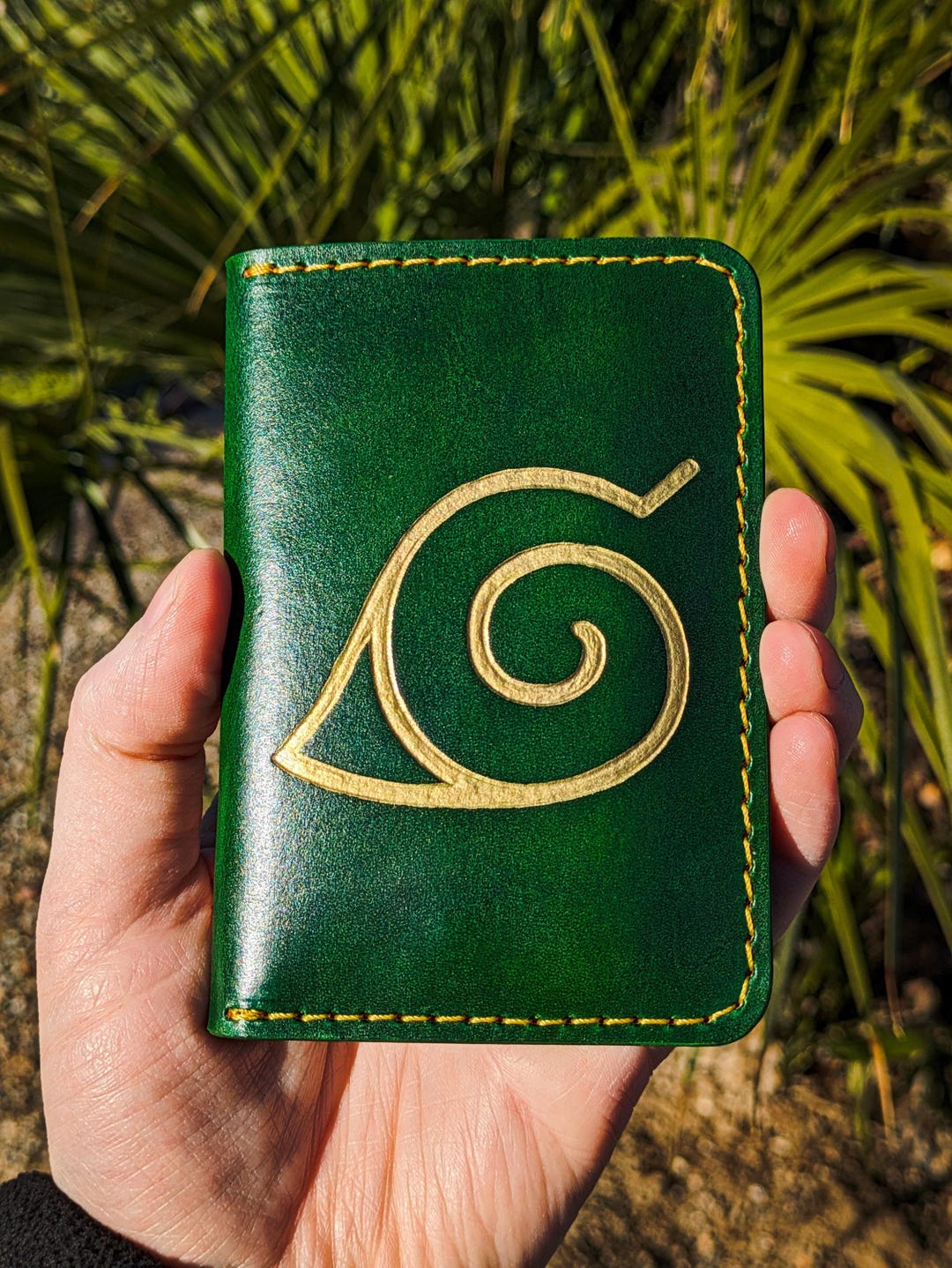 Anime Naruto: Konoha Leaf Village Bifold Vertical Wallet - Etsy