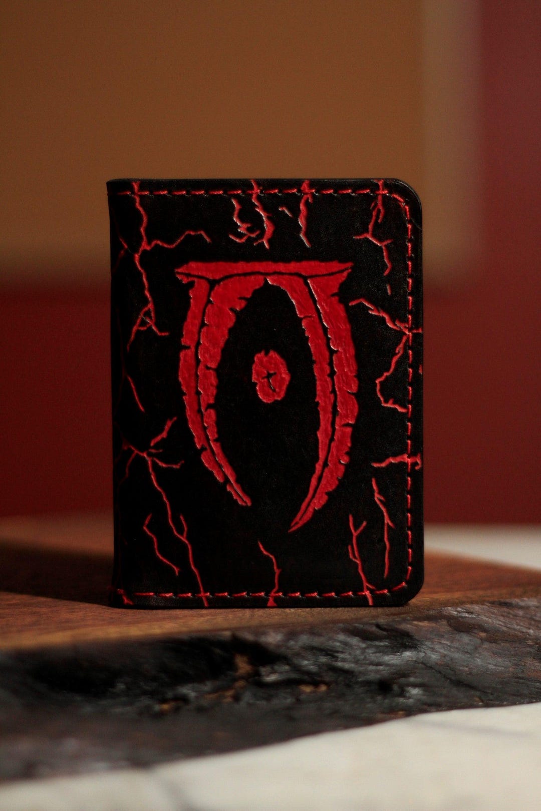 Elder Scrolls: Oblivion Rune Daedric Skyrim ESO Bifold Vertical Wallet ...