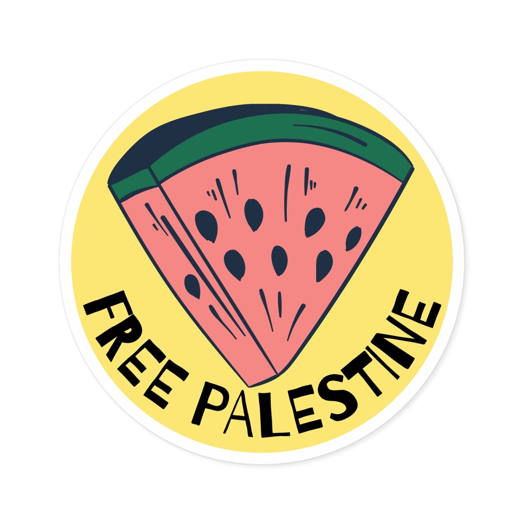 Free Palestine Watermelon Sticker - Etsy