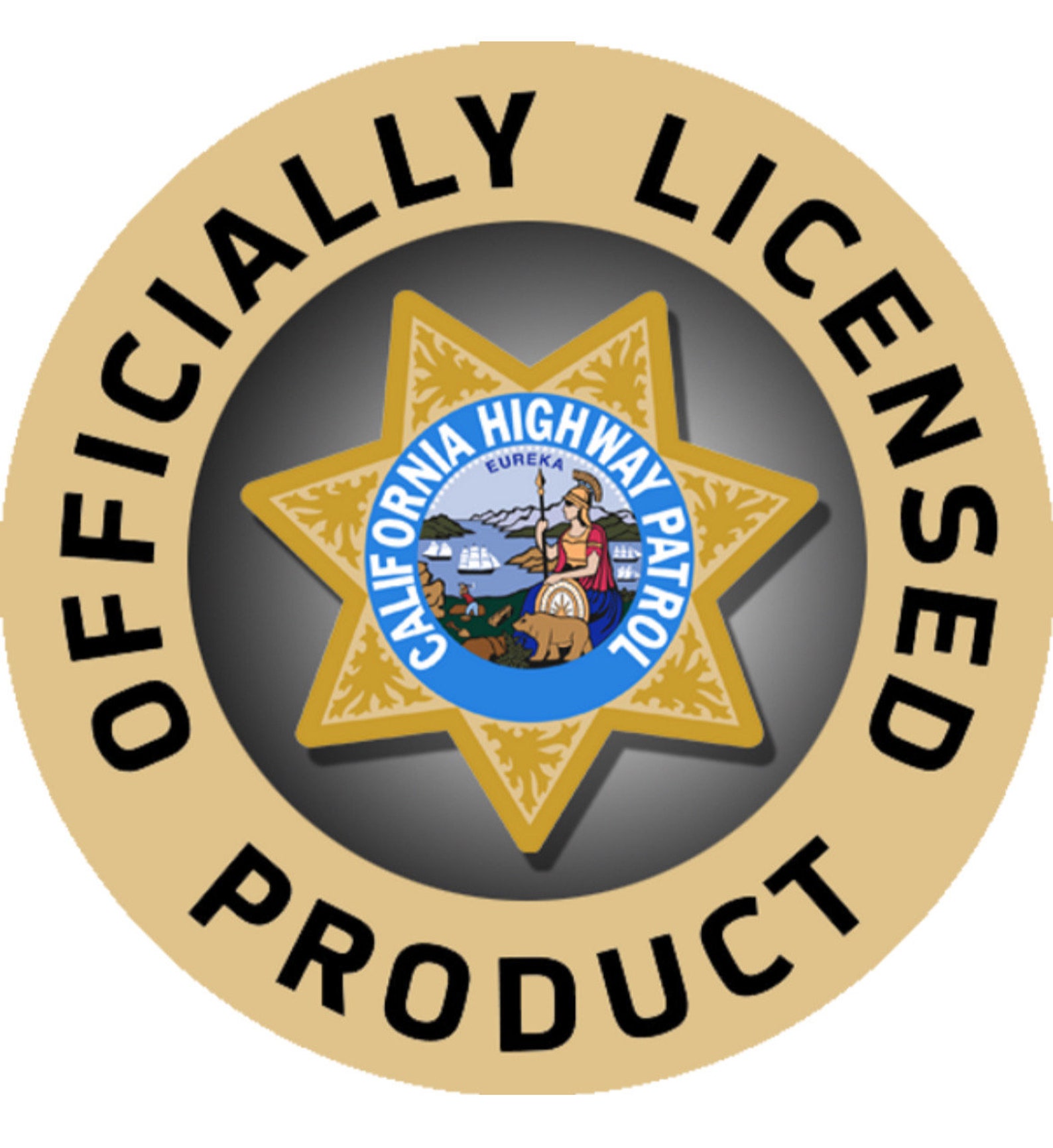 California Highway Patrol (CHP) Badge With Custom Rank and ID Number - Etsy