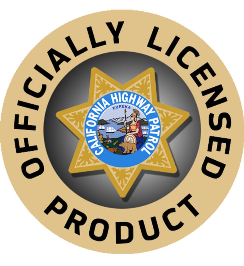 California Highway Patrol (CHP) Badge With Custom Rank and ID Number - Etsy
