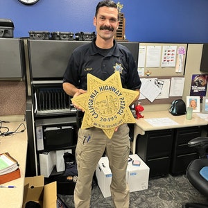 California Highway Patrol (CHP) Badge With Custom Rank and ID Number - Etsy