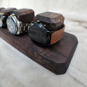 Wood Watch Stand Multi Watch Display Holder for Organizing Watches ...