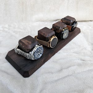 Wood Watch Stand Multi Watch Display Holder for Organizing Watches ...