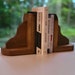 Wood Book Ends for Shelf Library Gifts for Bookworm Accessories for ...