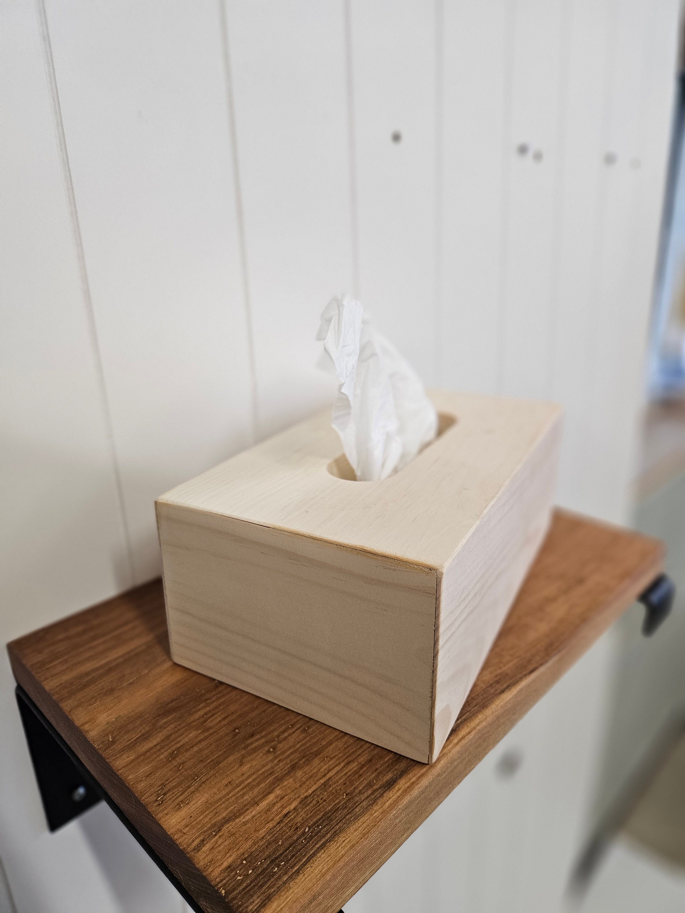Tissue Box Cover for Kleenex Box Home Decor for Living Room Wood Gifts ...