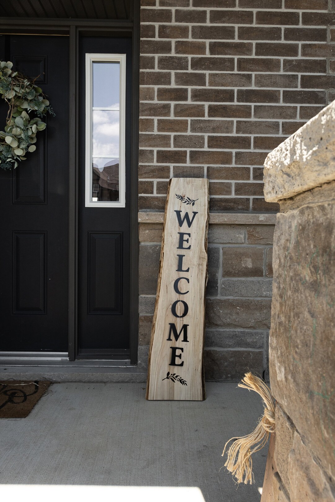 Welcome Sign Front Door Welcome Sign Wood Welcome Sign Gifts for Mom ...