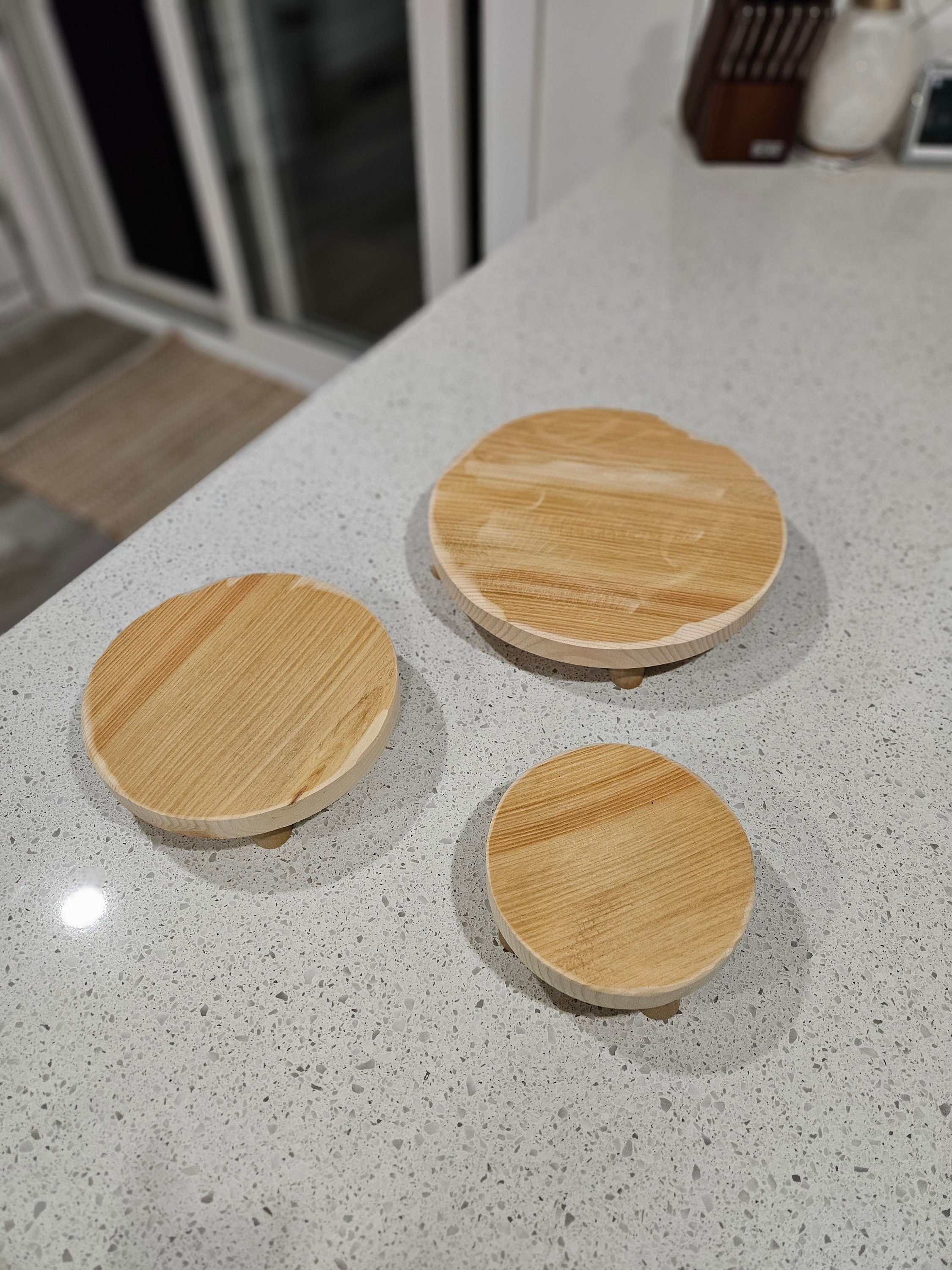 Wood Plant Riser Stand for Display Decor for Kitchen Risers Living Room ...