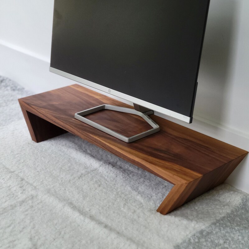 Wood Monitor Stand - Etsy