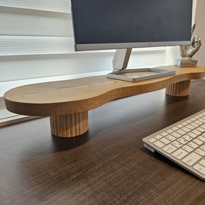 Wavy Monitor Stand Riser for Office Desk Accessories for Her Birthday ...