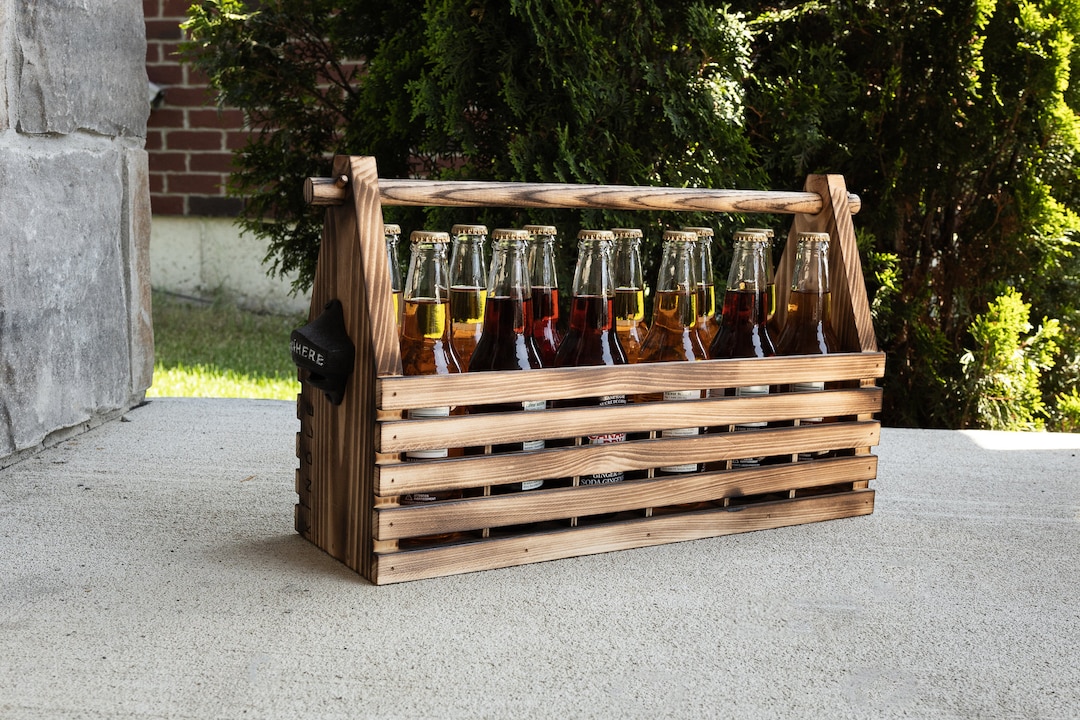 Beer Gifts for Men Beer Caddy Beer Bottle Opener Carrier for Drinks ...