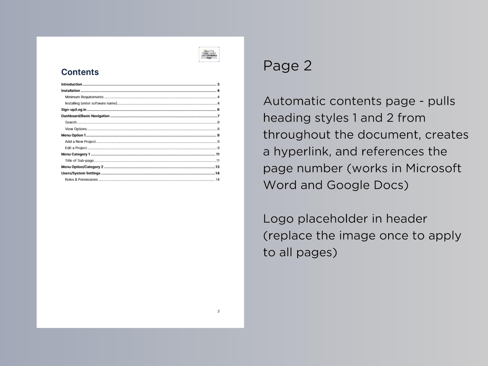 Software User Guide Template | A4 & US Letter | Compatible With ...