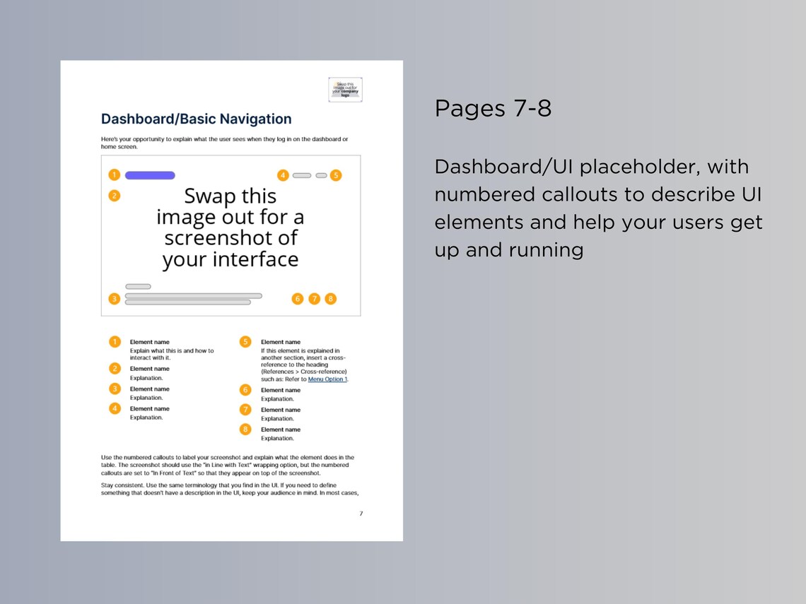 Software User Guide Template | A4 & US Letter | Compatible With ...